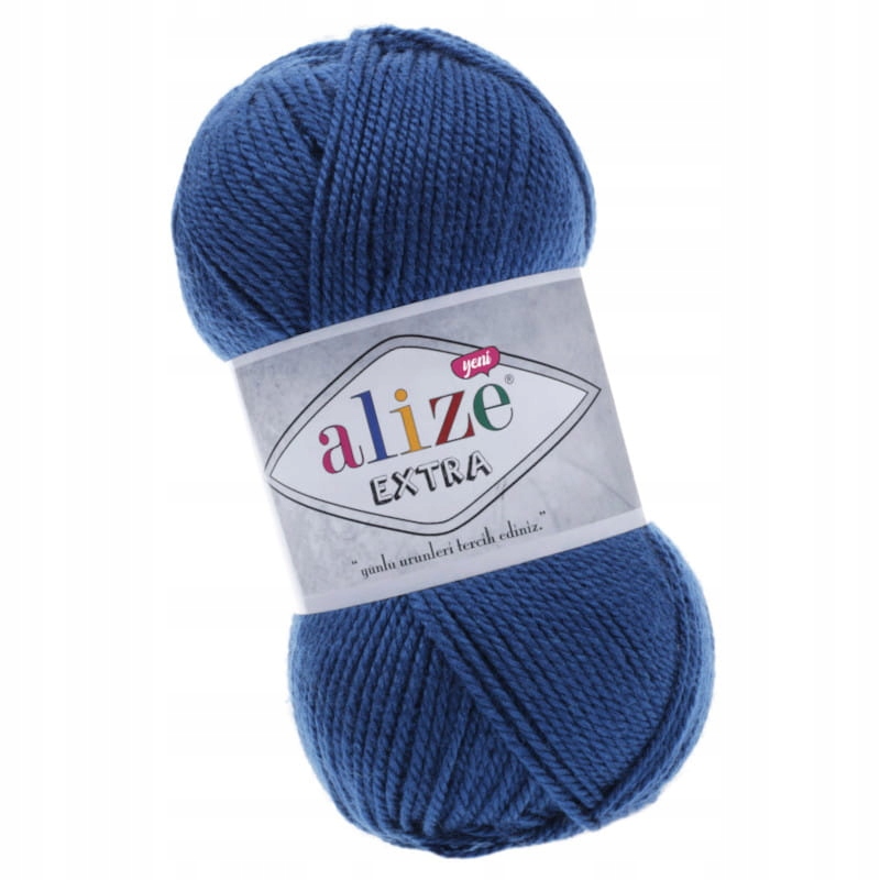 Włóczka Extra - 409 Jeansowy Alize Nowość !! - 11283288899 - oficjalne archiwum Allegro