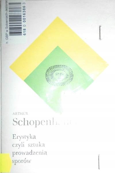 Erystyka czyli sztuka - Schopenhauer - 9566962436 - oficjalne archiwum Allegro