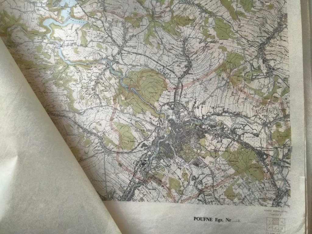 Stare mapy topograficzne Polski 1:25000 - powiaty - 8308854721 - oficjalne archiwum Allegro