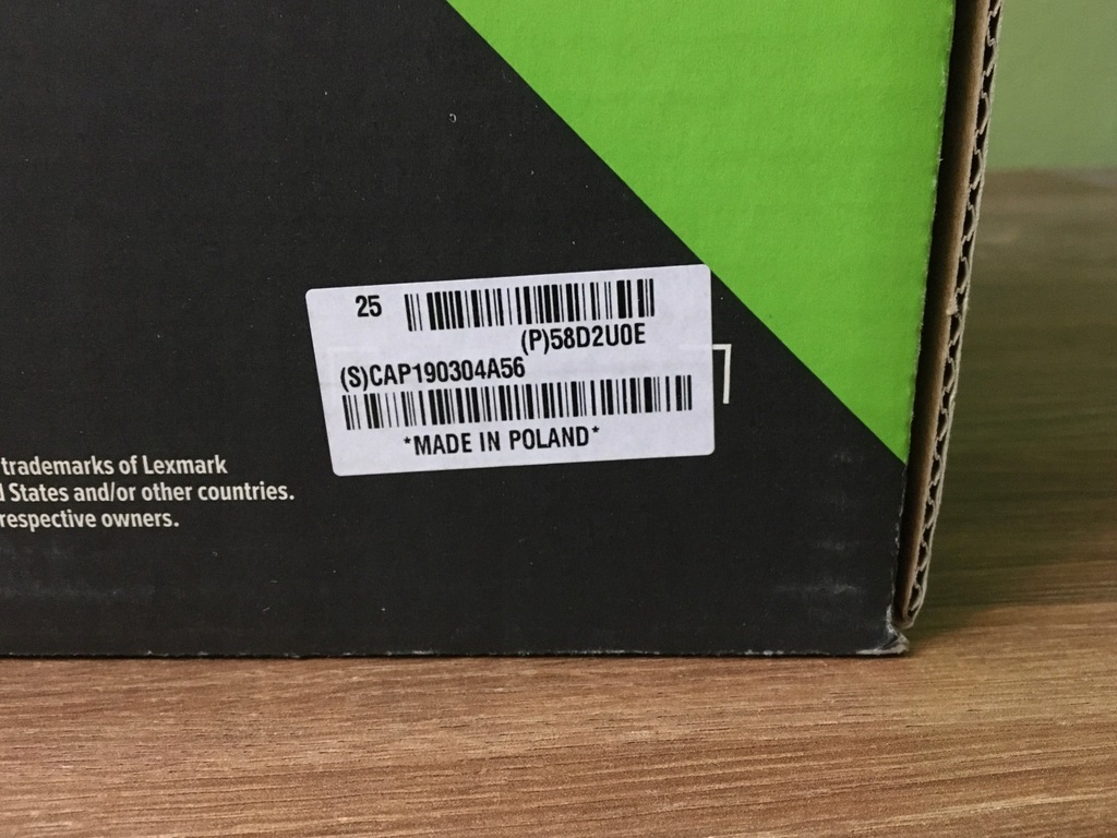 Oryginalny toner Lexmark 58D2U0E - 55k stron! - 8608026815 - oficjalne ...