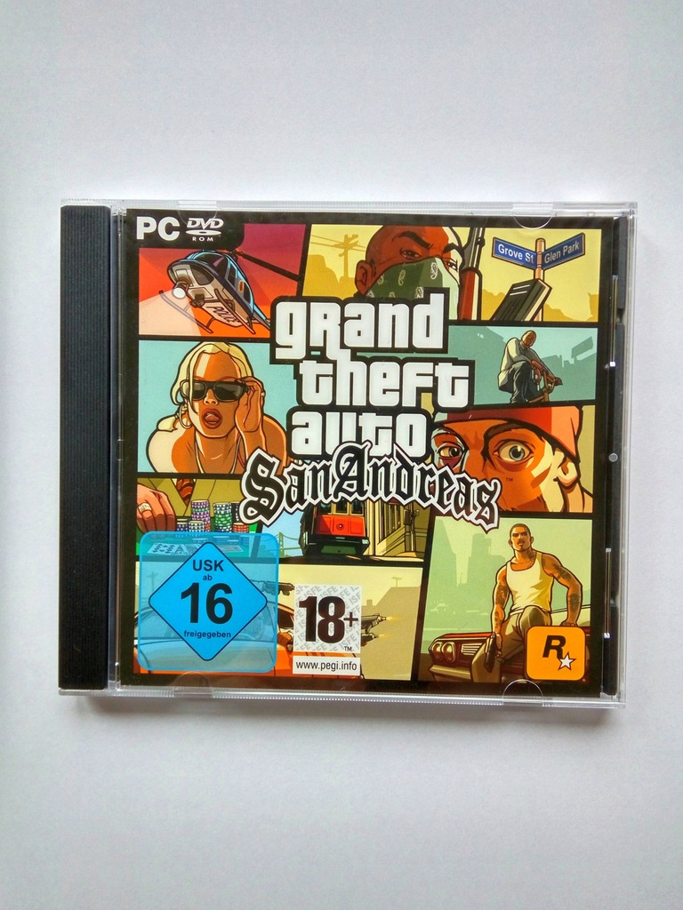Grand Theft Auto GTA San Andreas BIG BOX Stan Bdb - 7891565882 ...