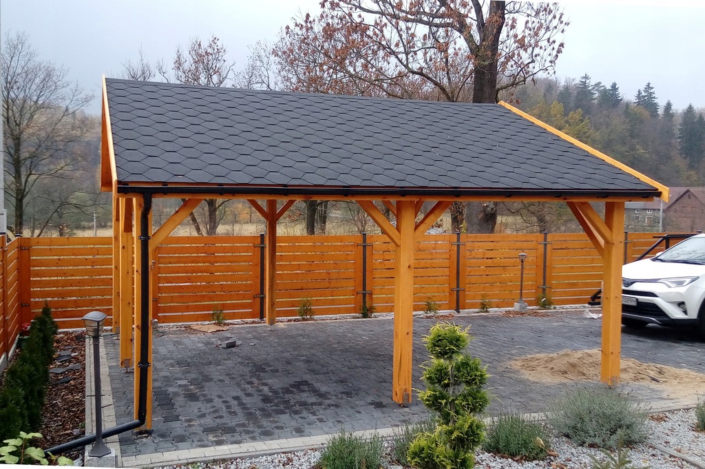 WIATA DREWNIANA ALTANA 5x5 WIATY Garaż ZADASZENIE - 7908998987 ... WIATA DREWNIANA ALTANA 5x5 WIATY Garaż ZADASZENIE - 7908998987 ...