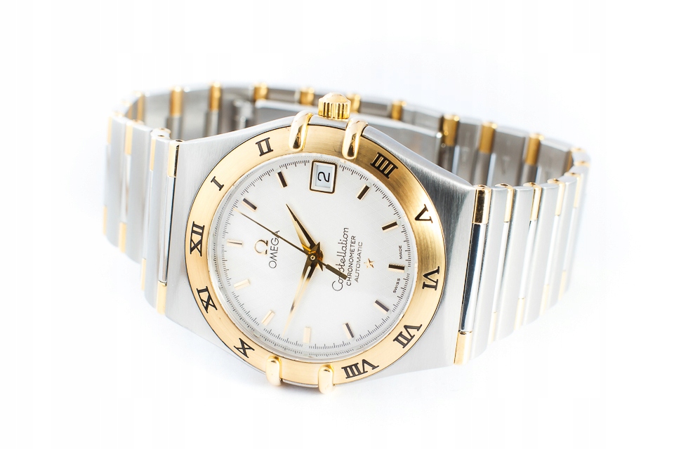 OMEGA CONSTELLATION AUTOMATIC COSC SS|18K/ETUI+DOK - 12374157222 ...