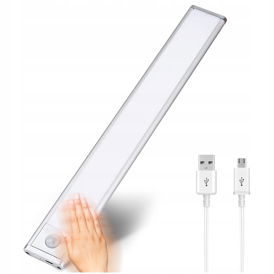 LAMPA Z CZUJNIKIEM RUCHU MAGNETYCZNA LISTWA LED - 11997054421 ...