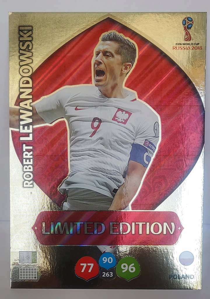50x ROBERT LEWANDOWSKI RUSSIA2018 LIMITED KARTA XL - 12314310749 - oficjalne archiwum Allegro