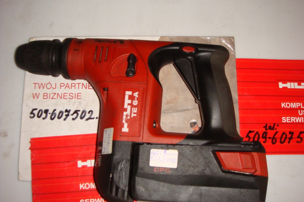 MŁOTOWIERTARKA HILTI TE-6 A 36V AKU 5,2 AH LI-lon - 12240811657 - oficjalne archiwum Allegro
