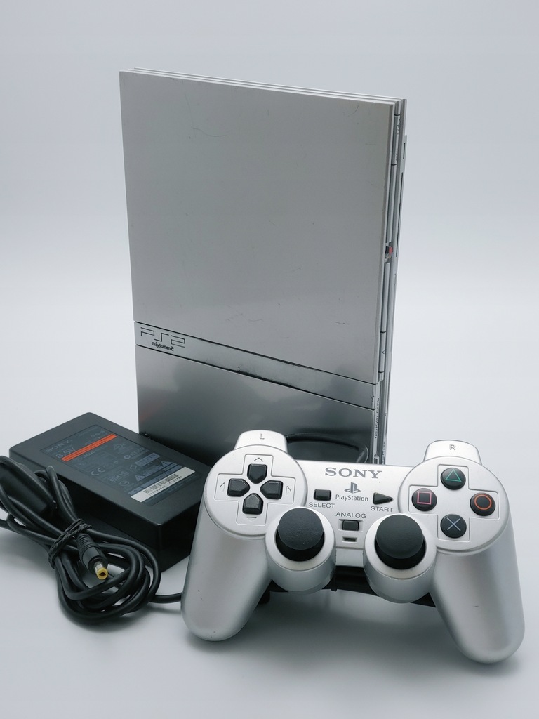 SONY PLAYSTATION 2 SLIM SCPH-75003 SREBRNA PLOMBA - 12301694305 ...