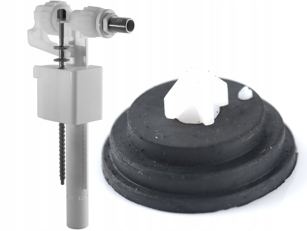 Zawór WC napełniający podtynkowy 3/8 + membrana - 9235745743 ...