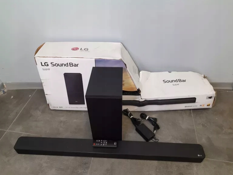 SOUNDBAR LG SL6YF 420W - 13508371211 - oficjalne archiwum Allegro