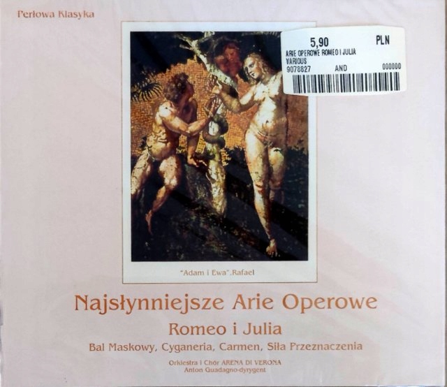 NAJSŁYNNIEJSZE ARIE OPEROW CD DIGIPACK NOWA - 13033680935 - oficjalne archiwum Allegro