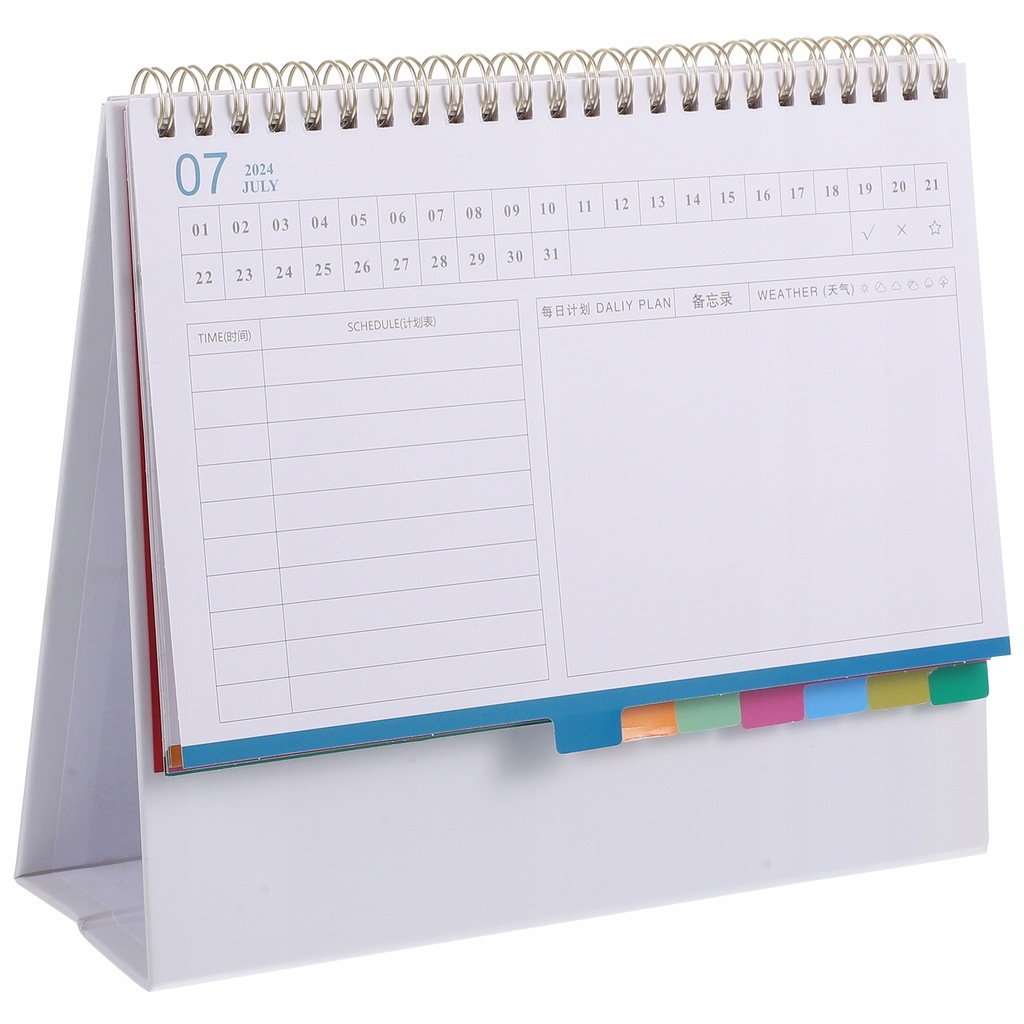 Desk Calendar 2024 Monthly Calendar Schedule - 14277753368 - oficjalne ...