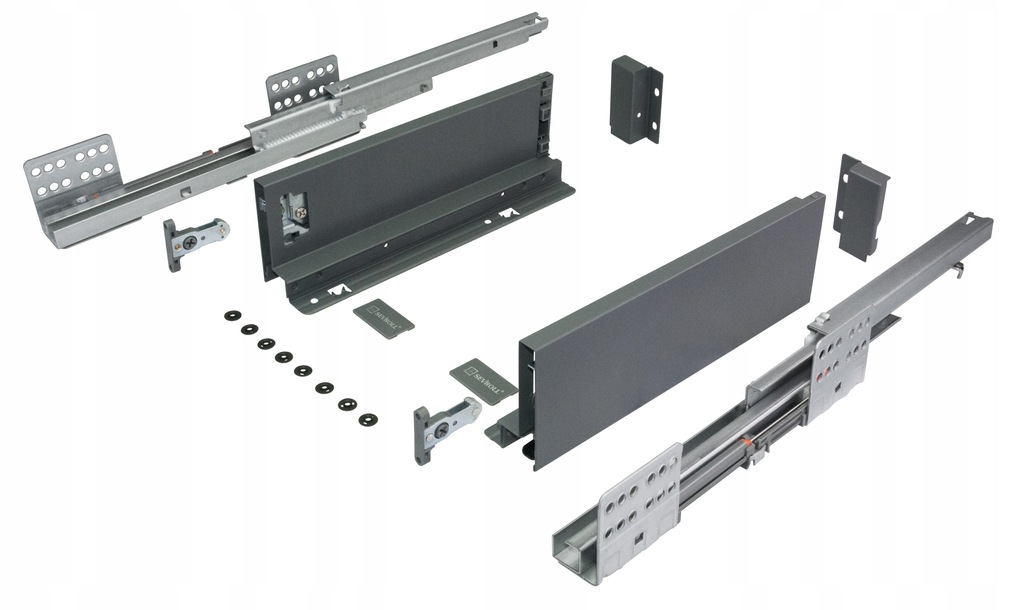 Szuflada SEVROLLBOX SLIM Sevroll h84 L550 grafit - 11674769772 ...