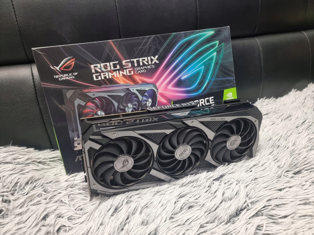 ASUS ROG STRIX RTX 3070 OC 8GB jak nowa / GW. - 12791893641 - oficjalne ...