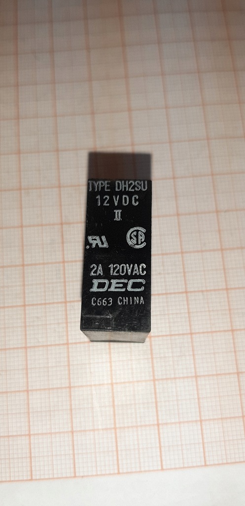 PRZEKAŹNIK DEC DH2SU 12VDC/2A/120VAC ''A79'' - 11917441005 - oficjalne ...