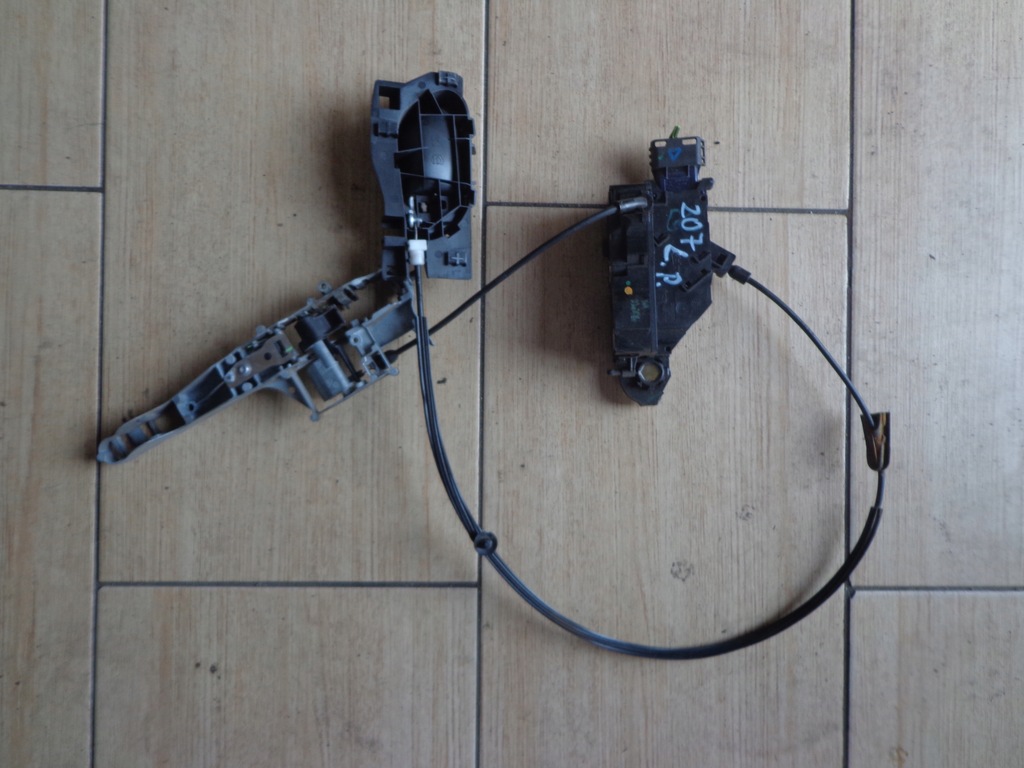 PEUGEOT 207 08r. 3-DRZWI LEWY ZAMEK DRZWI LINKA KLAMKA - 15422236382 - oficjalne archiwum Allegro