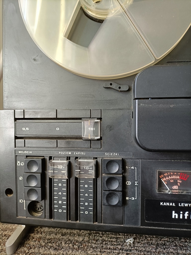 Magnetofon szpulowy Unitra M2412 Aria design PRL - 12548007832 ...