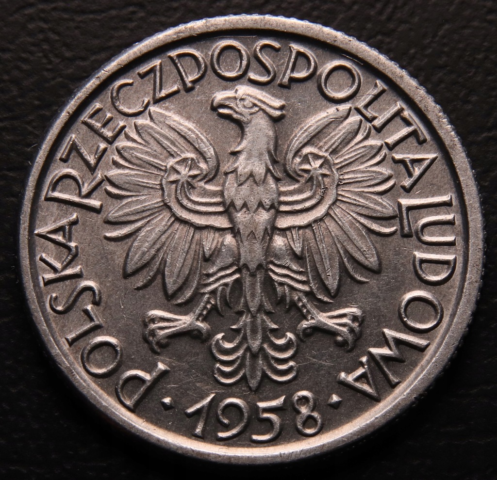 ANK PRL 2 ZŁOTE 1958 JAGODY super! - 14411941894 - oficjalne archiwum Allegro