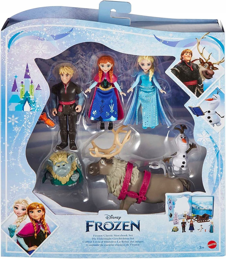 FROZEN LALKA KSIĘŻNICZKA ANNA ELSA KRISTOFF SVEN - 13854984778 ...