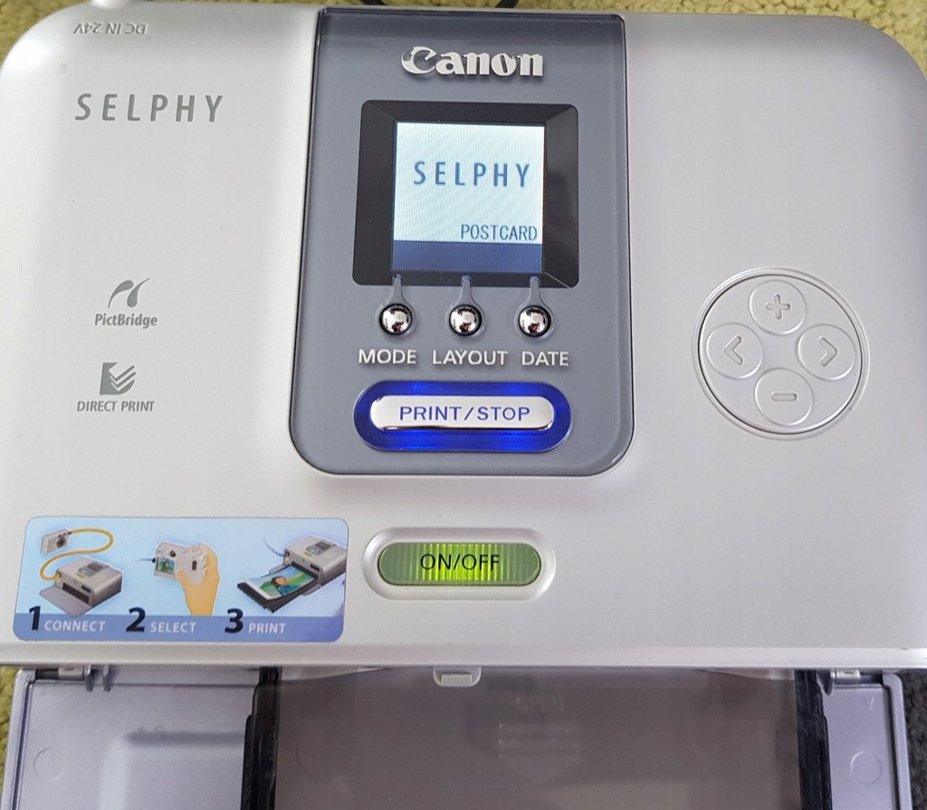 DRUKARKA FOTOGRAFICZNA CANON SELPHY CA-CP200 - 9576103509 - oficjalne ...