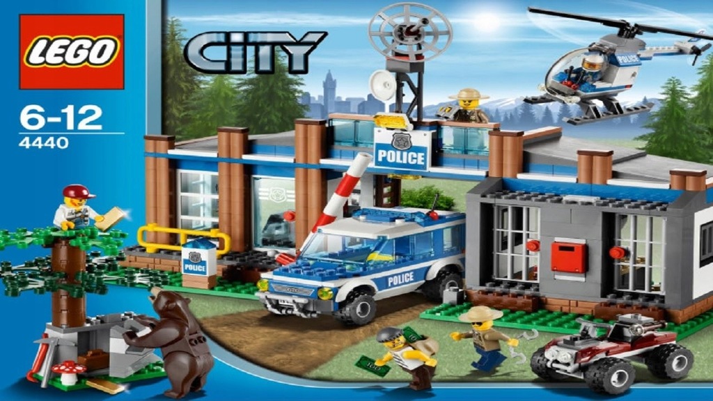 Lego City 4440 Leśny posterunek policjI KOMPLETNY - 7513143305 ...