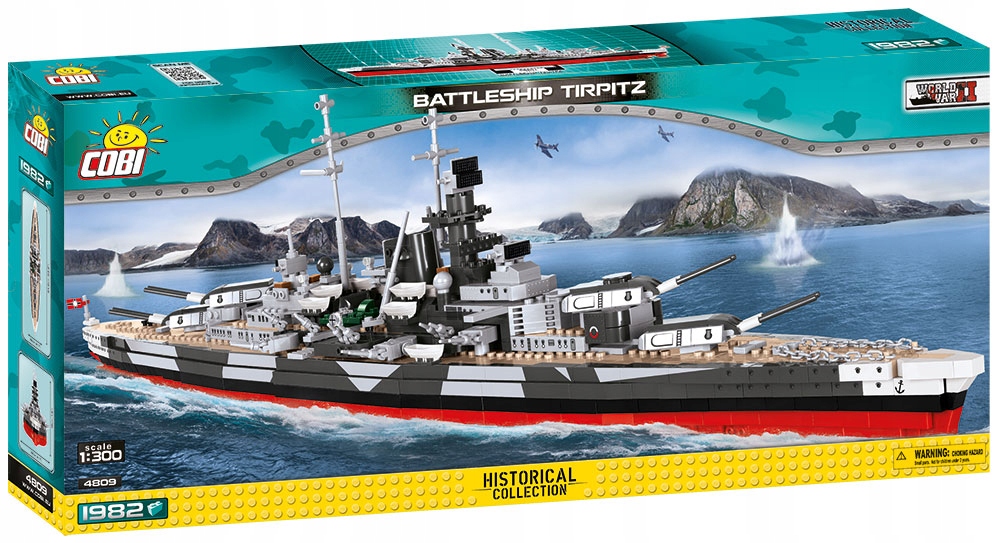 COBI 4809 PANCERNIK TIRPITZ HISTORICAL COLLECTION - 7982131151 ...