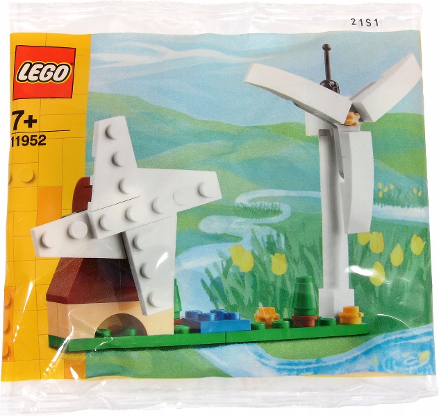 LEGO Creator 11952 Wind Turbine and Wind Mill Turbina wiatrowa i ...