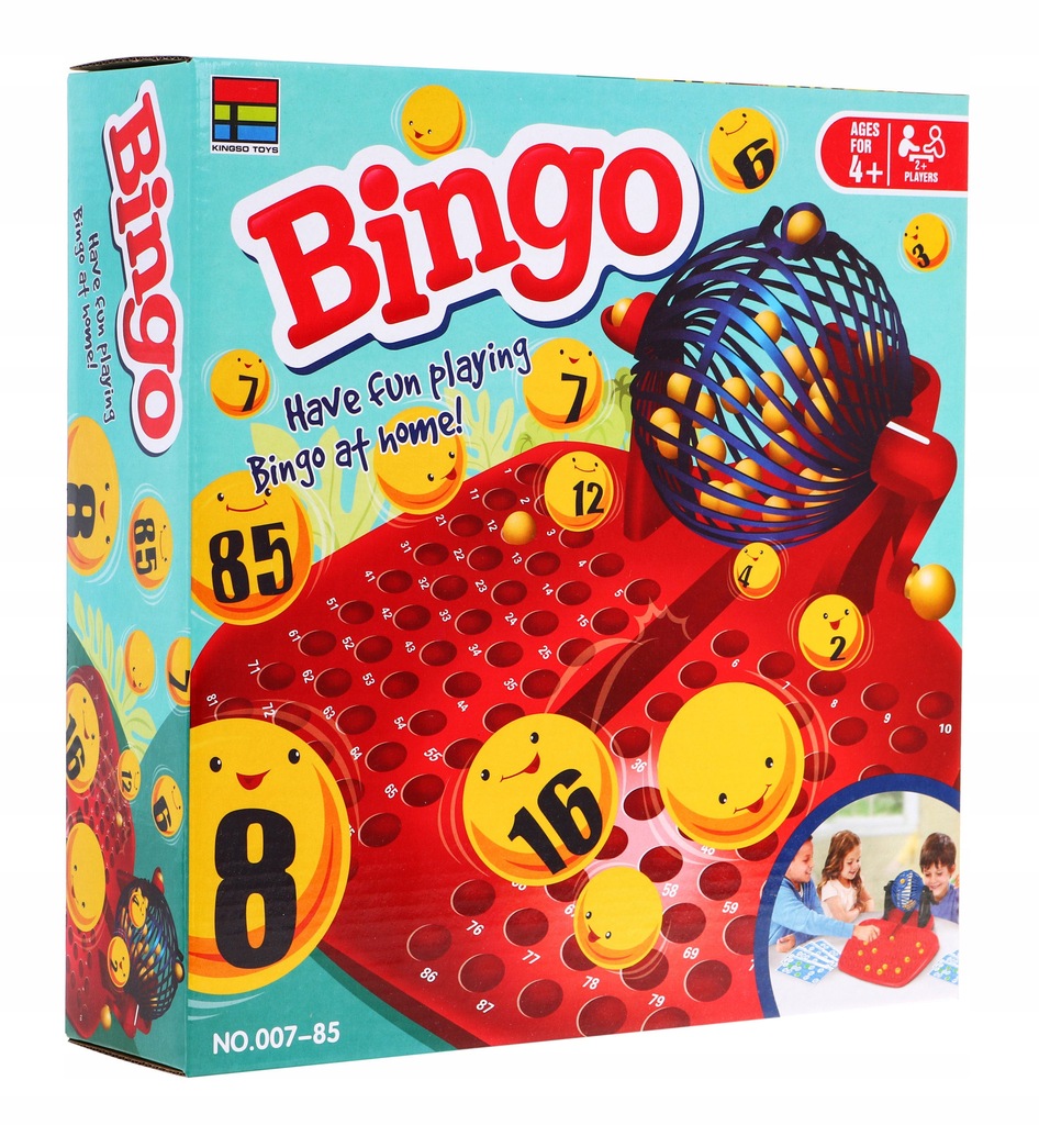 gra liczbowa BINGO maszyna losująca + karty kulki - 11316459812 ...