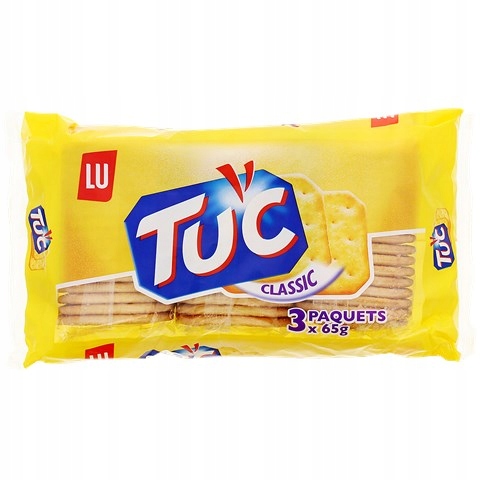 Krakersy Tuc Classic Oryginalne 3pak 3 x 65g 195g - 11035135592 - oficjalne archiwum Allegro