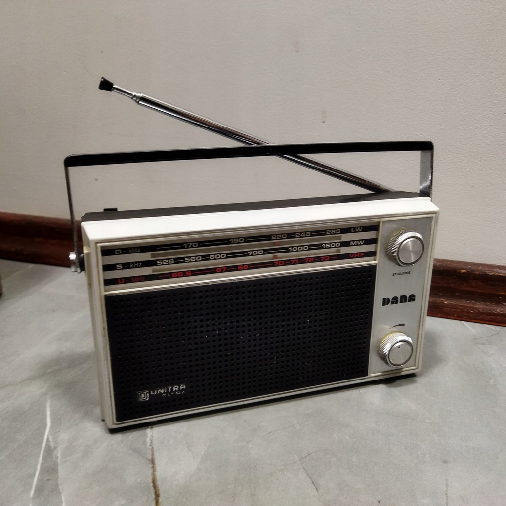 Radio bateryjne Unitra Eltra Dana MOT 728 PRL ładny stan - 15027817736 ...