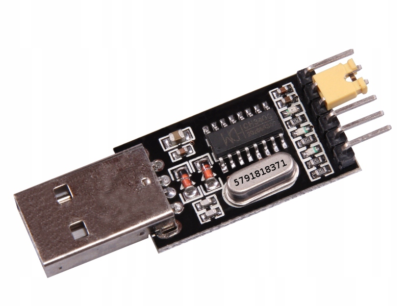 Konwerter serial adapter USB RS232 na układzie CH340G - 15026740520 - oficjalne archiwum Allegro