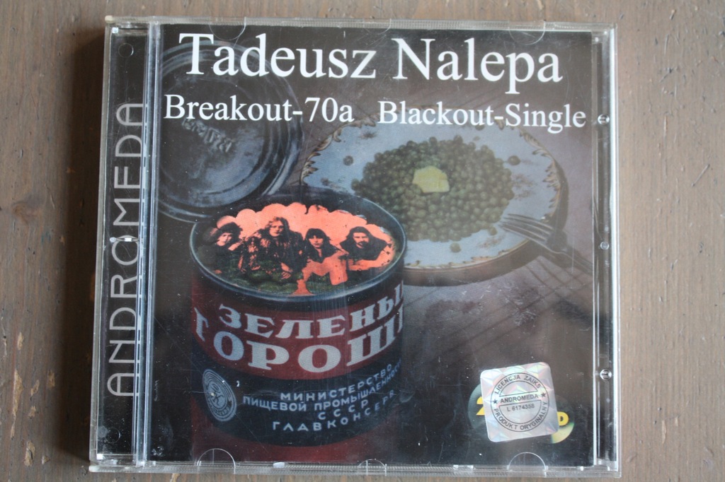 TADEUSZ NALEPA BREAKOUT - 70A BLACKOUT-SINGLE CD 2000 UNIKAT ...
