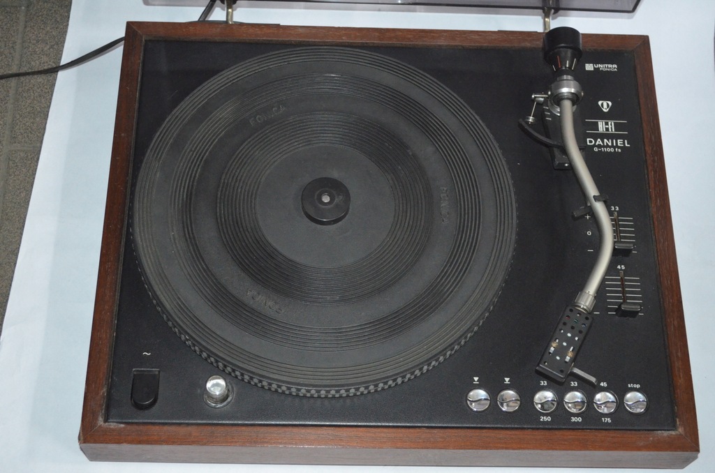 Gramofon Unitra Daniel G-1100fs - 12589882225 - oficjalne archiwum Allegro