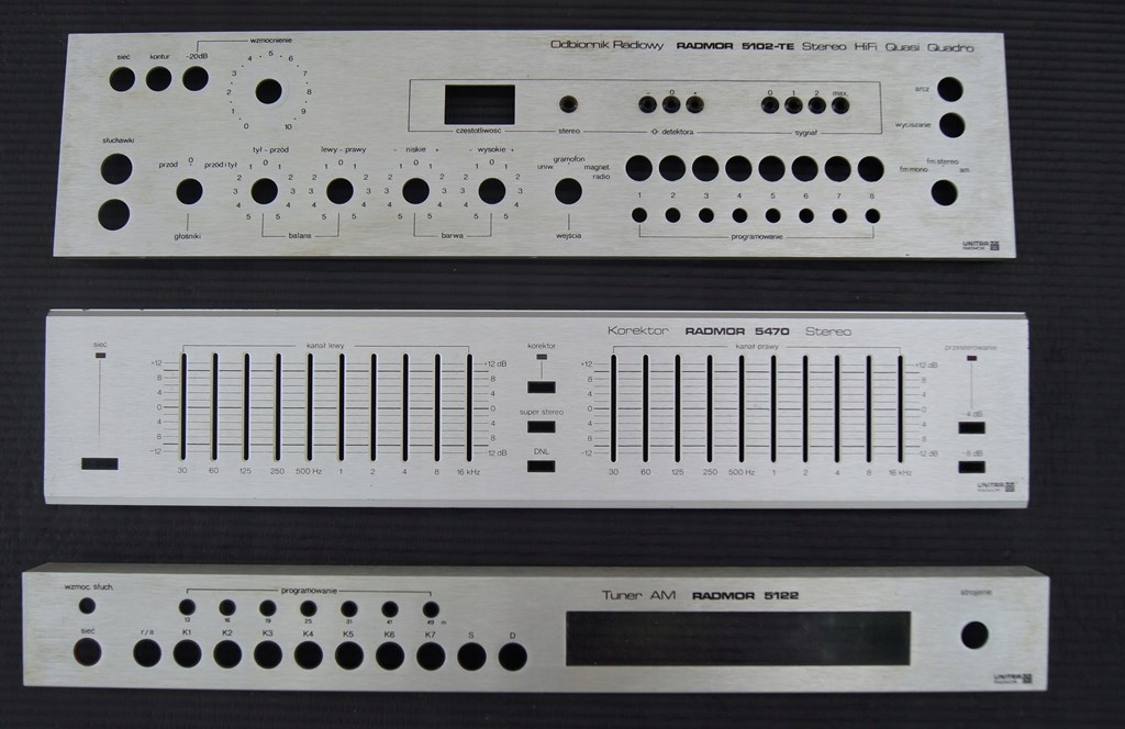 FRONT PANEL RADMOR KOMPLET 5102-TE 5470 5122 MINT! - 13884686618 ...