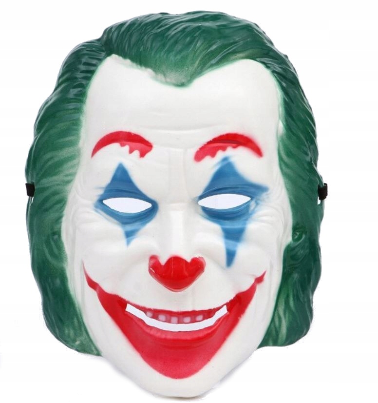 Maska halloween Joker KARNAWAŁ Klaun przebranie - 12725414842 ...