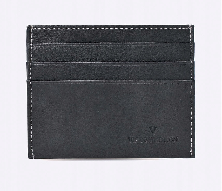 Etui na karty cienki portfel Vip Collection SKÓRA - 8528049558 ...