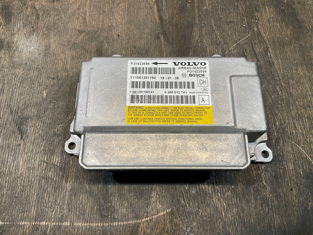 VOLVO V60 XC60 SENSOR PODUSZEK AIRBAG 31423599 - 13210046482 - oficjalne archiwum Allegro