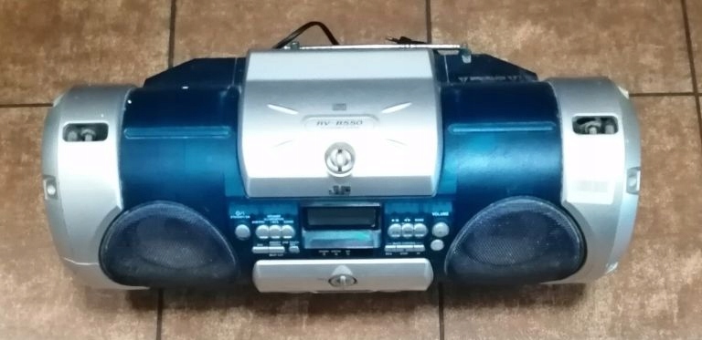 JVC BOOMBOX - RV-B550 (BLUE & GRAY) - 9040715478 - oficjalne archiwum ...