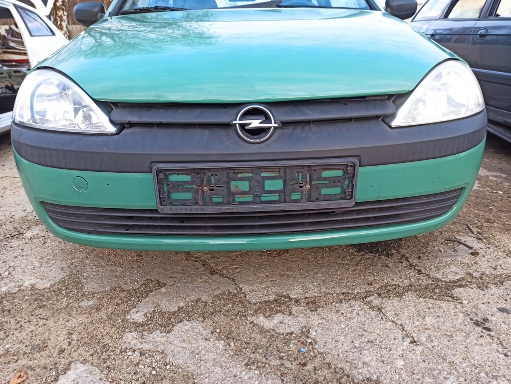 Przód kompletny zderzak maska OPEL CORSA C Z386 - 12990719807 ...