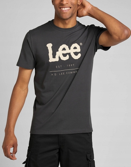 T-shirt Męski Lee Logo Tee LV11FQON r. 3XL - 13426230907 - oficjalne archiwum Allegro