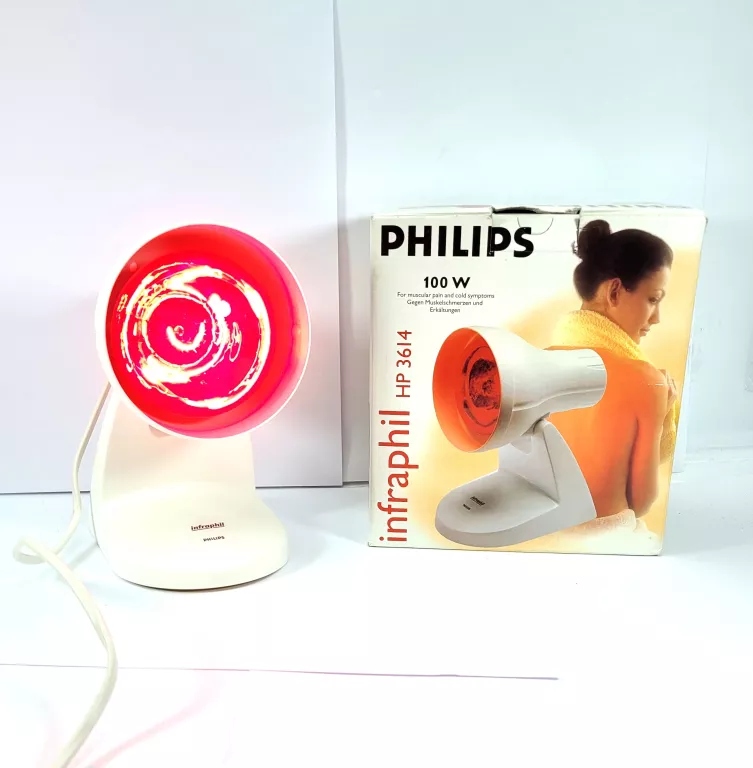 MEDYCZNA LAMPA GRZEWCZA PHILIPS INFRAPHIL 100W - 13464356629 ...