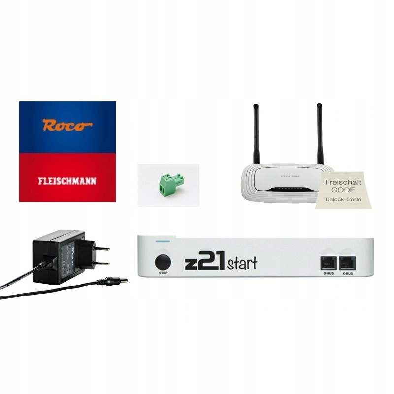 centralka sterowanie cyfrowe roco Z21 router wifi - 11853420504 ...