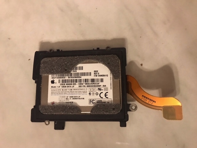 dysk SSD Apple MacBook AIr A1304 128GB lif laptopa - 12723003220 ...