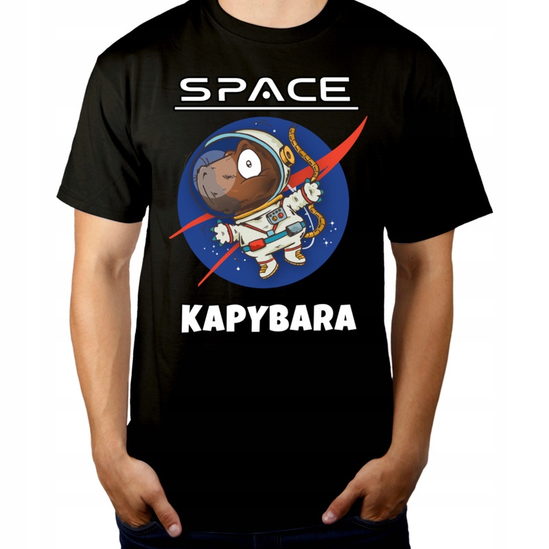 SPACE KAPYBARA KAPIBARA KOSZULKA - 13522406417 - oficjalne archiwum Allegro
