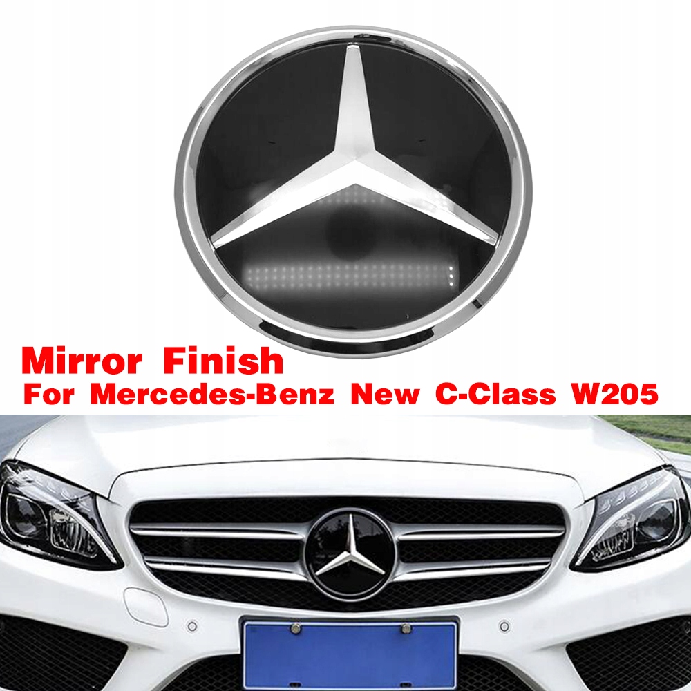 Logo osłony lusterka Mercedes-Benz Klasa C W205 - 13389747634 ...