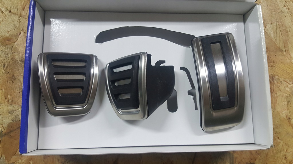 NAKŁADKI NA PEDAŁY VW GOLF 7 VII 5G1064200 ORYGINA - 7582014685 ...