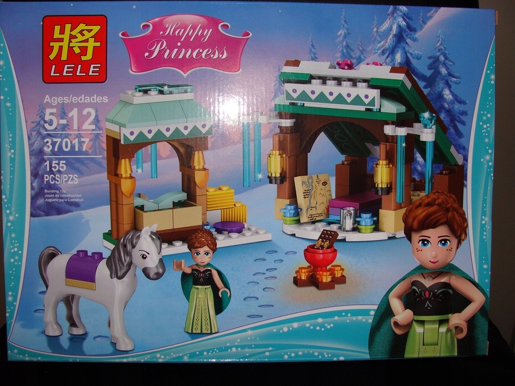 Klocki Figurki LELE FROZEN Kraina Lodu Anna z Koni - 7867348627 ...