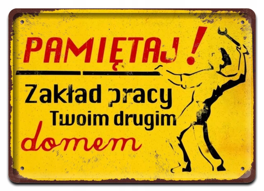 PRL PLAKAT METALOWY SZYLD OBRAZEK RETRO #12614 - 12138712810 ...