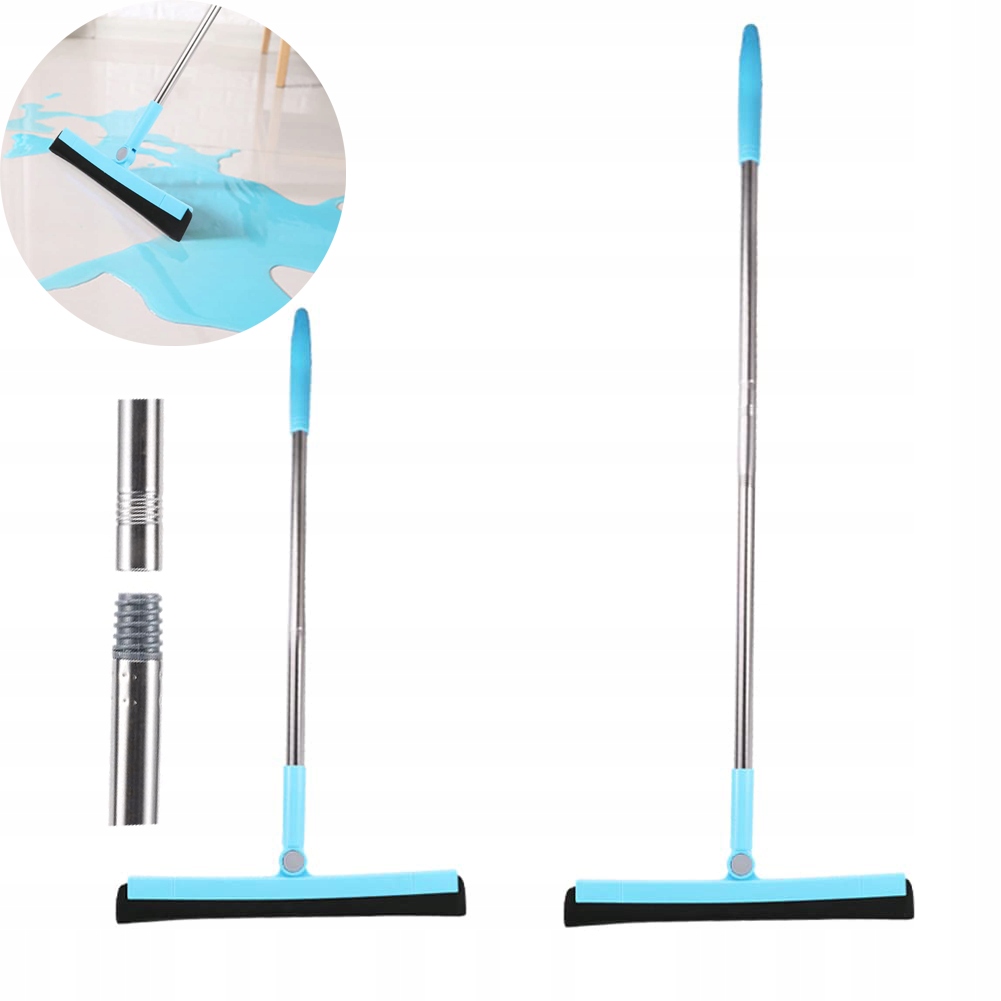 Ściągaczka wody GUMOWA do podłóg 95 cm z kijem - 13120440986 ...