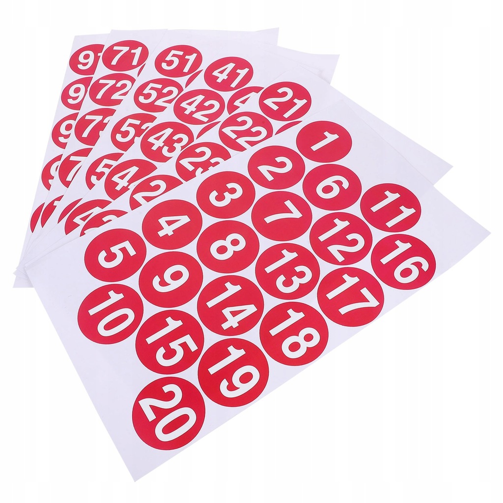 Adhesive Number Stickers Labels Digital - 14339392828 - oficjalne ...