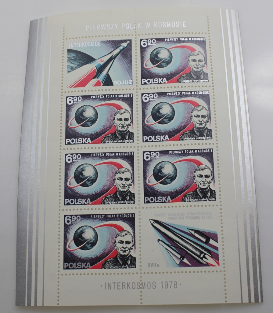 Pierwszy Polak w kosmosie -Interkosmos 78 Ark 2417 - 10579138453 - oficjalne archiwum Allegro